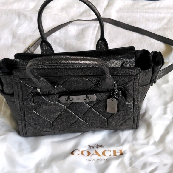 Coach | Bags | Coach Small Leather Handbag New | Poshmark